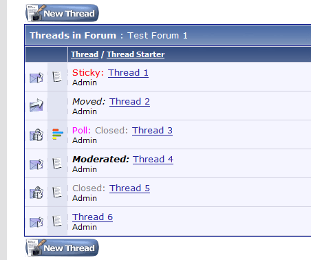 Sticky Thread, Closed Thread, Announcement Etc.Etc. Have Different ...
